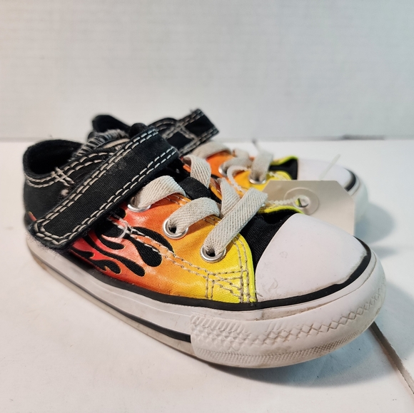 Converse | Shoes | Converse Chuck Taylor All Star Flames Fire Hook Loop ...